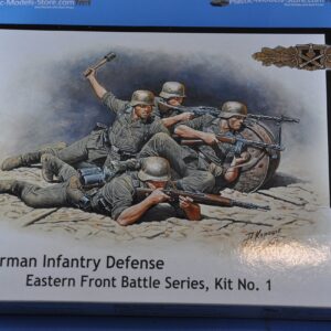 GERMAN INFANTRY, EASTERN FRONT BATTLE SERIES 5 FIGURES 1/35 MASTER BOX 35102