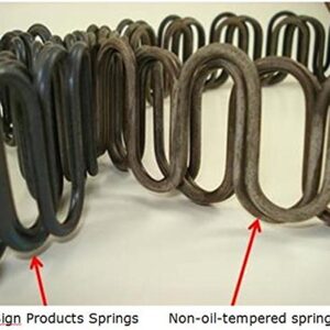 Zig Zag Furniture and Auto Upholstery oil-tempered Springs – 12 gauge 10’ length roll - made in the USA