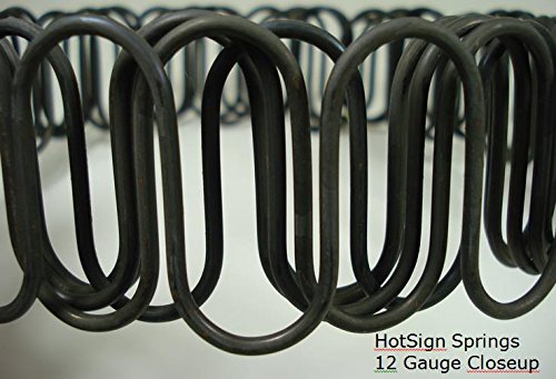 Zig Zag Furniture and Auto Upholstery oil-tempered Springs – 12 gauge 10’ length roll - made in the USA