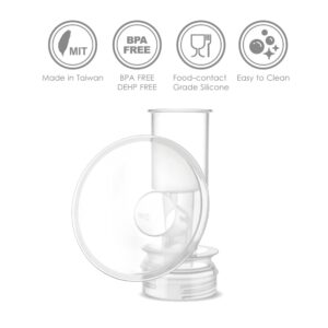 Maymom Breast Shield Flange Compatible with Ameda Breast Pumps (22 mm, Small, 1-Piece)