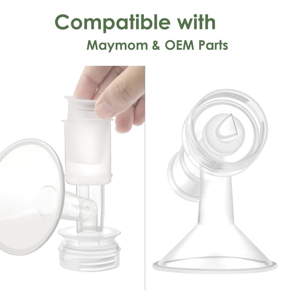 Maymom Breast Shield Flange Compatible with Ameda Breast Pumps (22 mm, Small, 1-Piece)