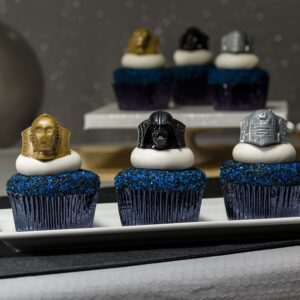 DecoPac Star Wars Darth Vader, R2-D2, C-3PO Cupcake Rings (24 Count)