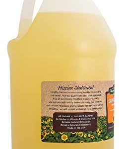 Healthy Harvest Non-GMO Sunflower Oil - Healthy Cooking Oil for Cooking, Baking, Frying & More - Naturally Processed to Retain Natural Antioxidants (One Gallon)