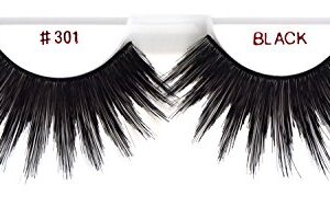 6packs Eyelashes - #301 Christina 100% Human Hair Fake Eyelashes