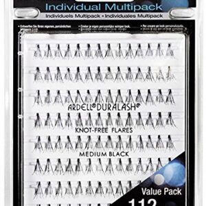 2 Set of 112 Ardell Multipack Individual Lashes, Knot-Free Medium bundled by Maven Gifts