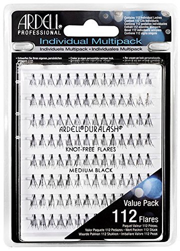 2 Set of 112 Ardell Multipack Individual Lashes, Knot-Free Medium bundled by Maven Gifts