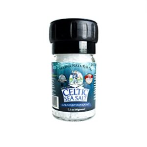 Celtic Sea Salt Makai Pure Deep Sea Salt Mini Grinder, 2.1 Ounce