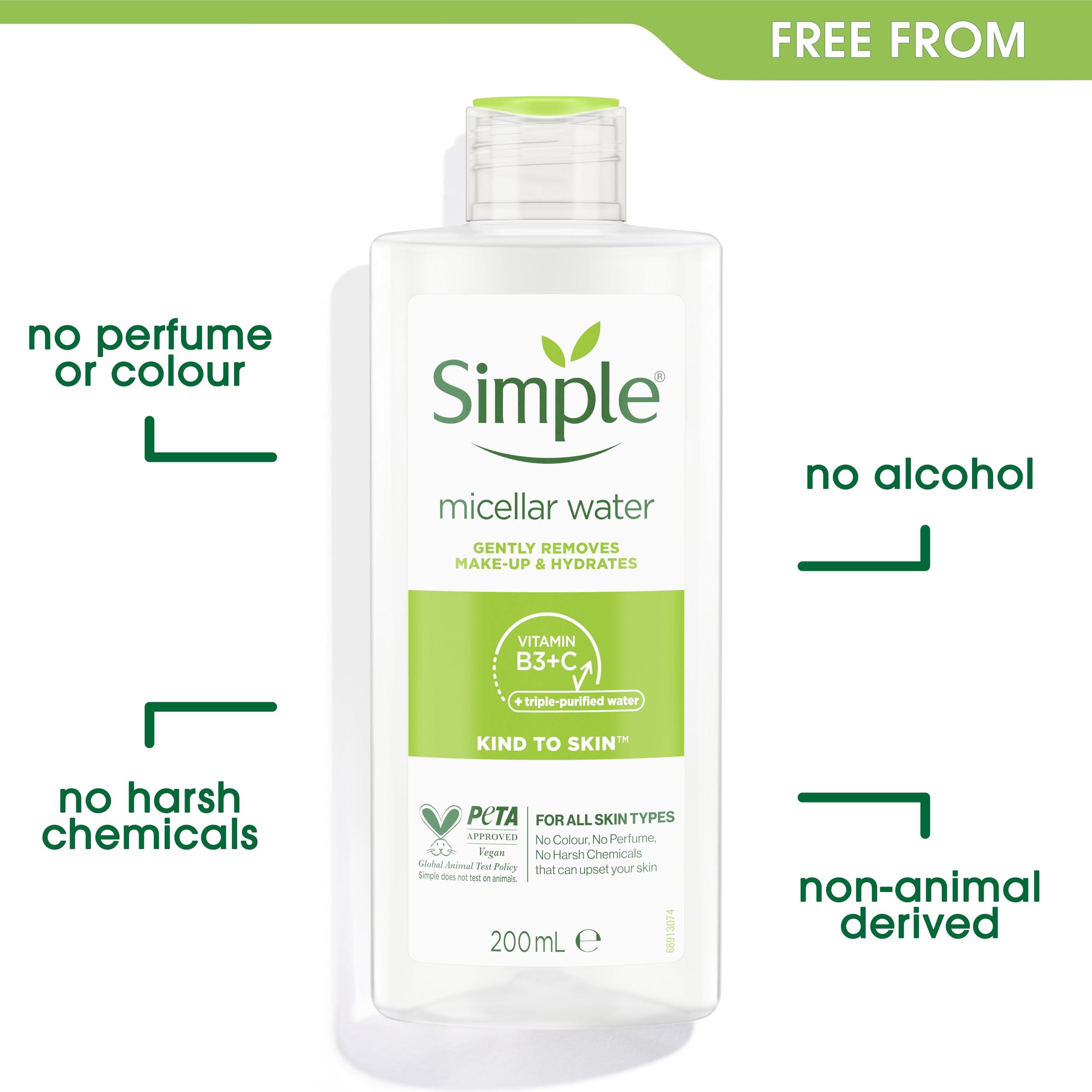 Simple Kind to Skin Micellar Cleansing Water 200 ml - by Simple