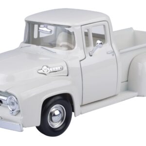 Motor Max 1956 Ford F-100 Pick Up, White 73235AC - 1/24 Scale Diecast Model Toy Car