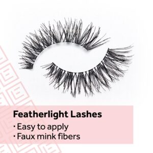 Eylure Texture False Lash, Style No. 117, Reusable, Adhesive Included, 3 Pair