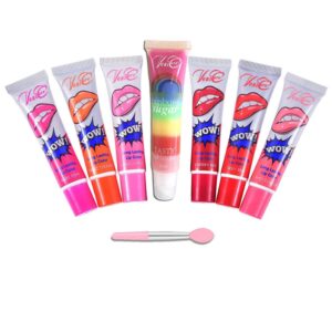 venicare lip stain lip gloss 6 colors tattoo magic color peel off mask tint long lasting waterproof