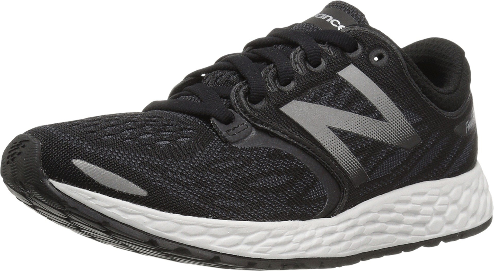 New Balance Women's Zantev3 Running Shoe, Black/Thunder, 6.5 D US