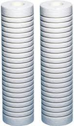 cfs – 2 pack whole house water filter cartridges compatible with ap110-np models – remove bad taste & odor – whole house replacement water filter cartridge - 5 micron - white