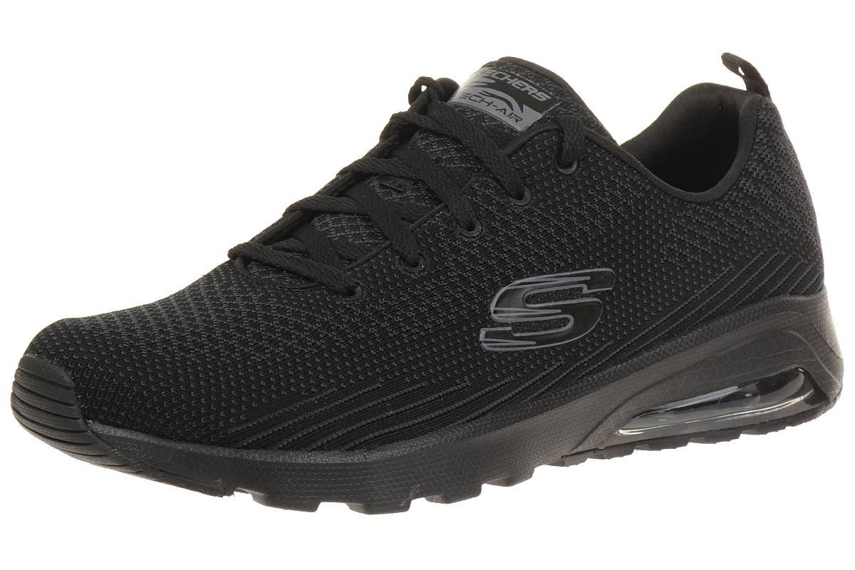 Skechers Sport Women's Skech Air Extreme Awaken Fashion Sneaker,Black,7.5 M US