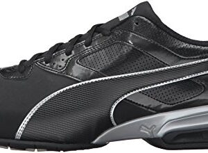 PUMA Men's Tazon 6 FM Puma Black/ Puma Silver Running Shoe - 11 D(M) US