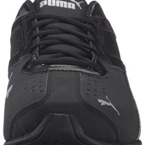 PUMA Men's Tazon 6 FM Puma Black/ Puma Silver Running Shoe - 11 D(M) US