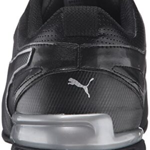 PUMA Men's Tazon 6 FM Puma Black/ Puma Silver Running Shoe - 11 D(M) US