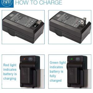 BM Premium VW-VBT190 Battery and Battery Charger for Panasonic HC-V800K, HC-VX1K, HC-WXF1K, HCV510, HCV520, HC-V550, HC-V710, HC-V720, HC-V750, HC-V770, HC-VX870, HC-VX981, HC-W580, HC-W850, HC-WXF991