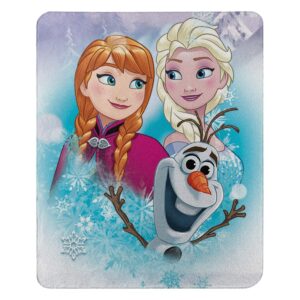 northwest disney frozen, 'snow journey' fleece throw blanket, 45' x 60', multi color, 1 count