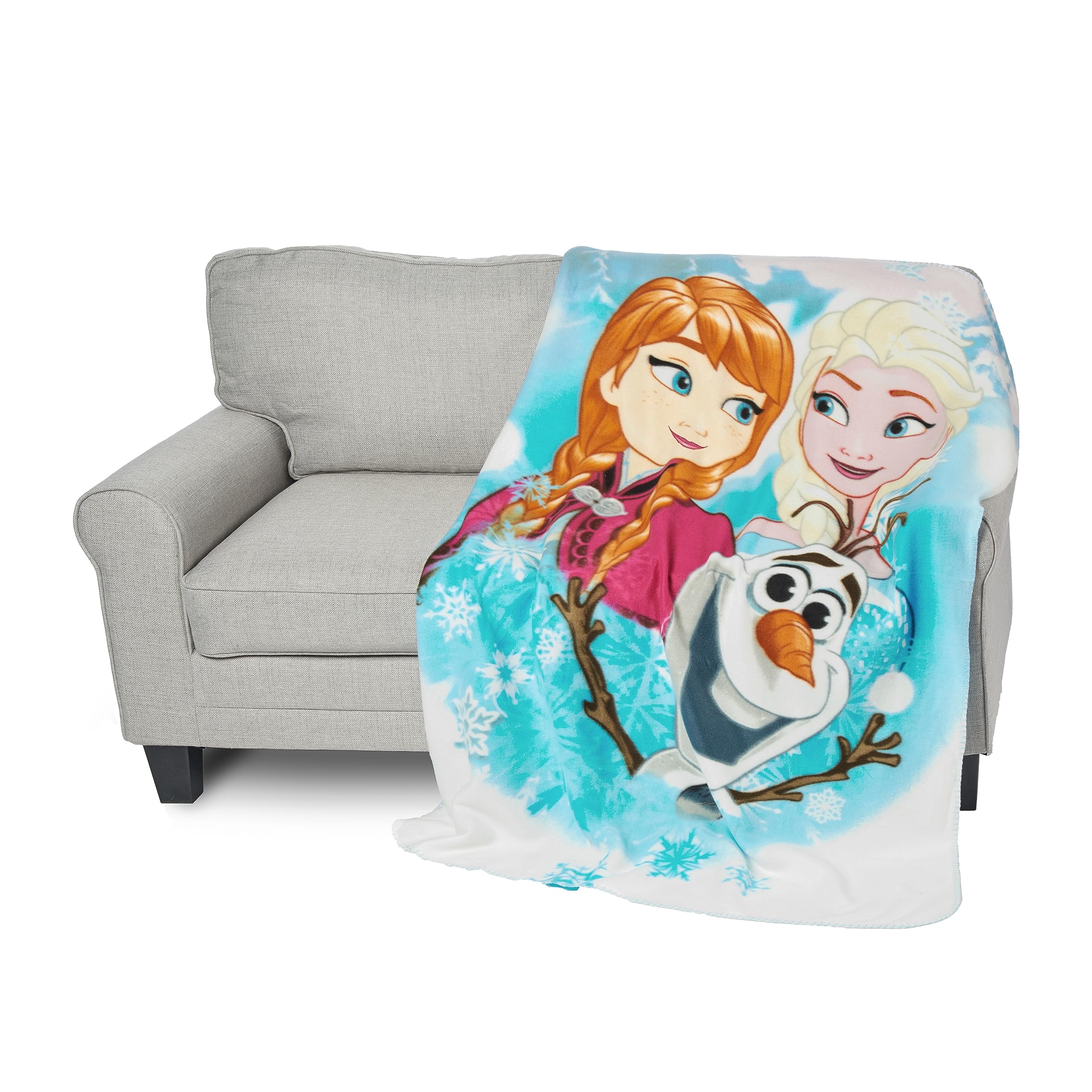 Northwest Disney Frozen, 'Snow Journey' Fleece Throw Blanket, 45' x 60', Multi Color, 1 Count