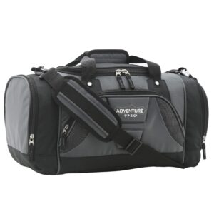 TPRC Adventure Weekender Nylon Duffel Bag, Grey, 20 Inch 34.4L