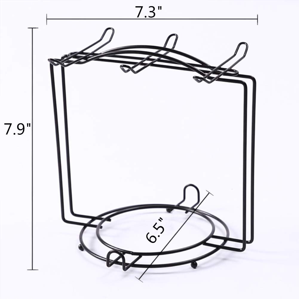 Yontree 6 Hooks Mugs Tree Cup Rack Dishes Organizer Style B