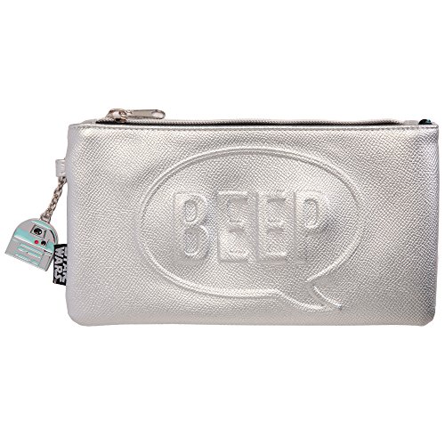 Star Wars Unisex-Adult's R2d2 Debossed Clutch, multi, One size fits most