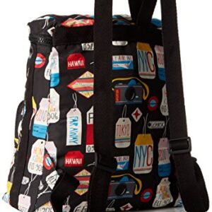 LeSportsac Portable Backpack, Boarding Pass, One Size