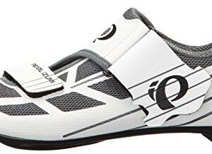 Pearl Izumi Women's W TRI Fly Select V6 Cycling Shoe, White/Shadow Grey, 36 EU/5.2 B US