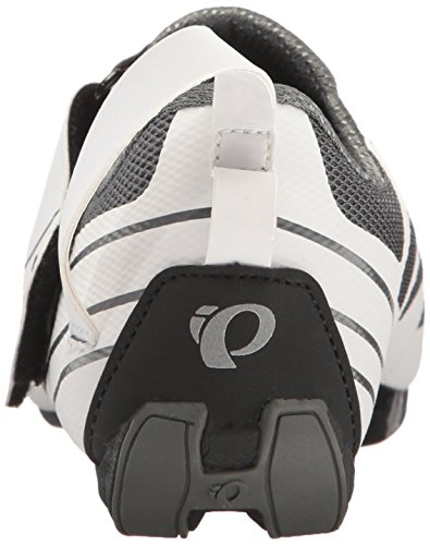 Pearl Izumi Women's W TRI Fly Select V6 Cycling Shoe, White/Shadow Grey, 36 EU/5.2 B US