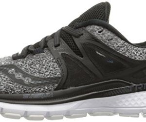 Saucony Women's Triumph ISO 3 LR Running Shoe, Grey/Black, 6.5 M US