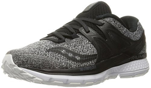 Saucony Women's Triumph ISO 3 LR Running Shoe, Grey/Black, 6.5 M US