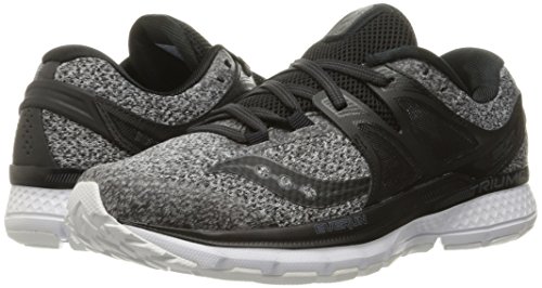 Saucony Women's Triumph ISO 3 LR Running Shoe, Grey/Black, 6.5 M US