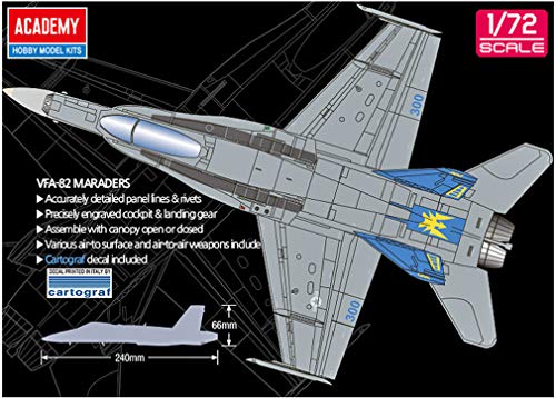 1/72 U.S Navy F/A-18C VFA-82 Marauders #12534