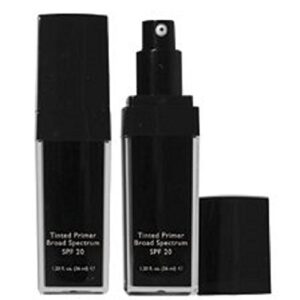 tinted face primer broad spectrum spf 20 - demi-matte finish - brightens provides anti wrinkle benefits - and protects the skin from harm uv rays - leaving the complexion smooth (medium)