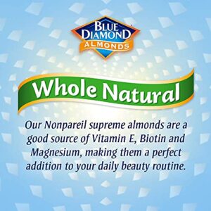 Blue Diamond Almonds Whole Natural Raw Snack Nuts, 25 Oz Resealable Bag (Pack of 1)