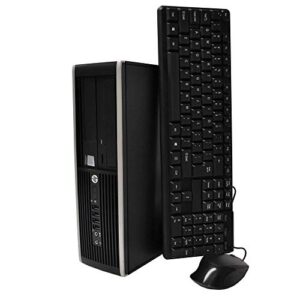 hp elite 8200 sff desktop pc - intel core i5-2400 3.1ghz 8gb 250gb dvdrw windows 10 pro (renewed)