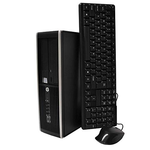 HP Elite 8200 SFF Desktop PC - Intel Core i5-2400 3.1GHz 8GB 250GB DVDRW Windows 10 Pro (Renewed)