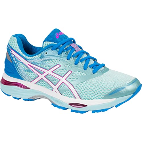 ASICS Women's Gel-Cumulus 18 Running Shoe, Aqua Splash/White/Pink Glow, 5.5 M US