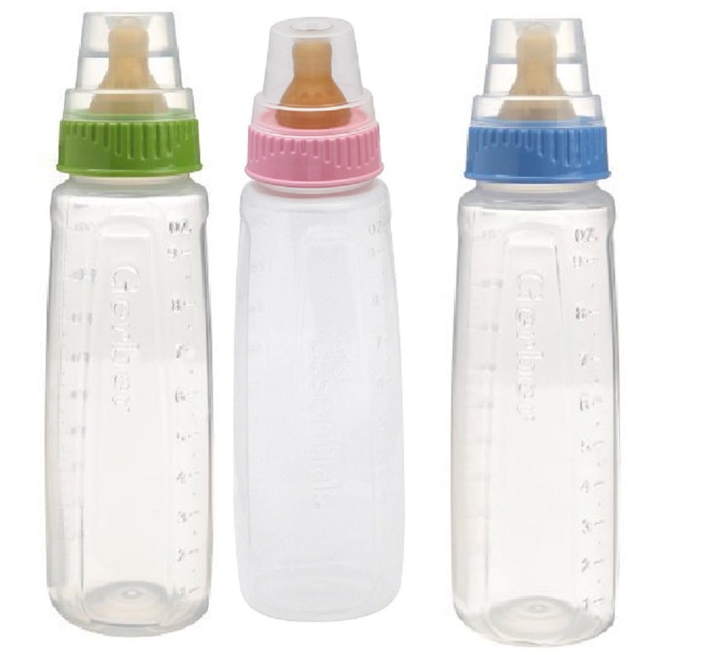 Nuk Clear Plastic Bottle, 8 Ounce -- 3 per case.