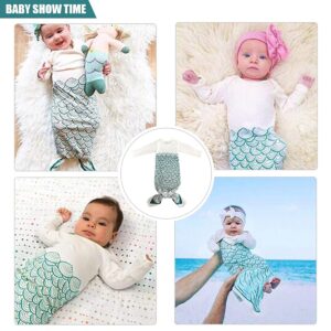 Newborn Gowns Long Sleeves Baby Sleep Bag Mermaid Newborn Clothes Baby Wearable Blanket Newborn Gift for Girls Boys