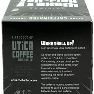 Wake The Hell Up! Dark Roast Single Serve Coffee Pods | Ultra-Caffeinated Coffee For K-Cup Compatible Brewers | 12 Count, 2.0 Compatible