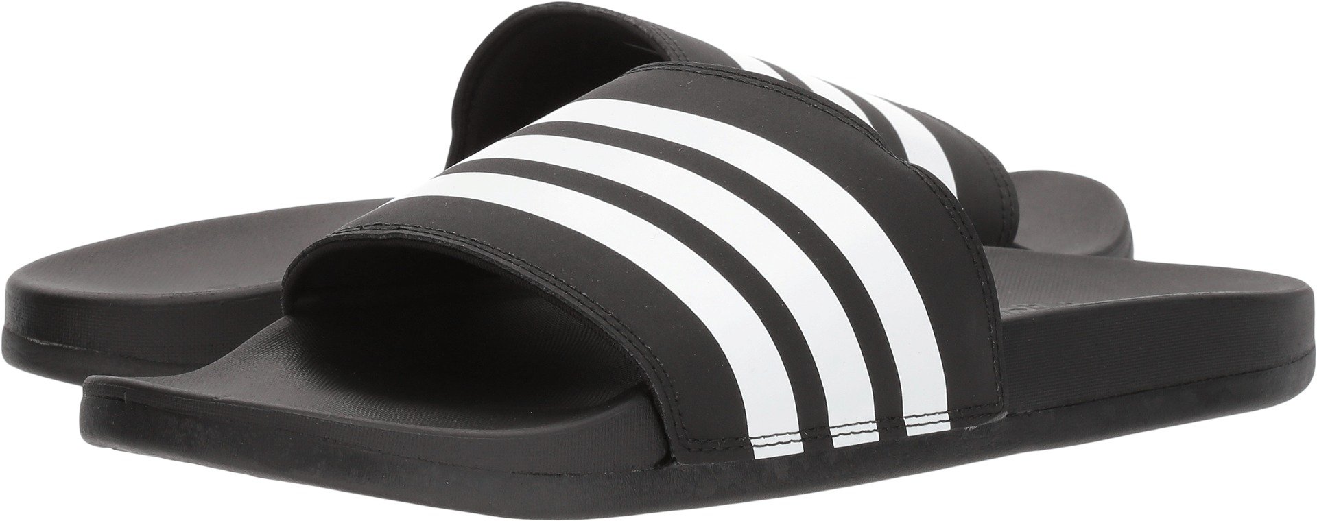 adidas Men's Adilette Comfort Slides Sandals, Core Black, 11