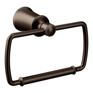 moen yb2186orb dartmoor decorative hand towel holder, oil rubbed bronze