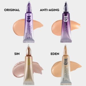 Urban Decay Eyeshadow Primer Potion, Award-winning Mini Nude Eye Primer, Crease-free Eye Makeup Looks, Smooths & Preps Eyelid Base for Vibrant Color, All-day Wear, Dries Invisible, Vegan, 0.16 fl oz