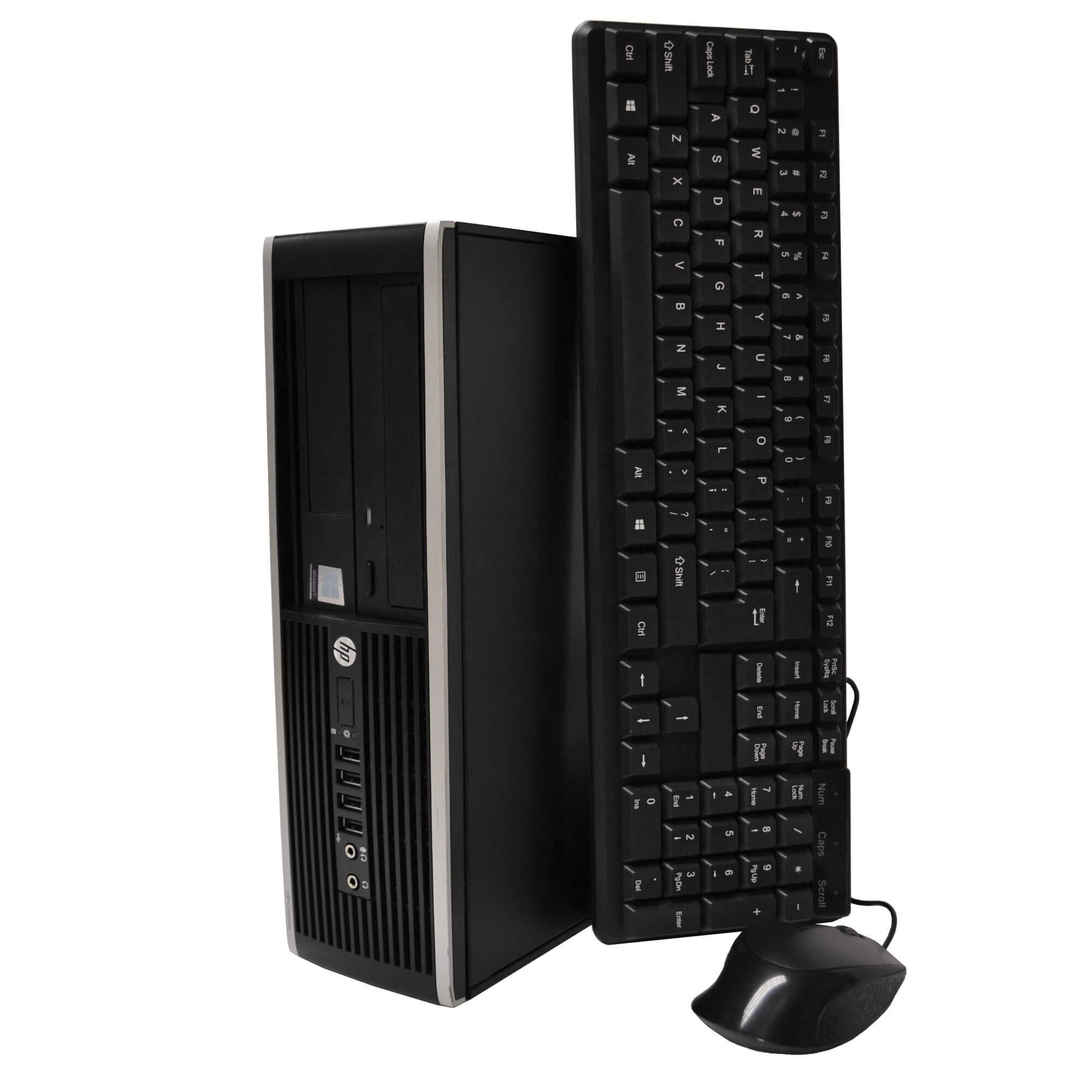 HP Elite 8200 SFF Desktop PC - Intel Core i5-2400 3.1GHz 16GB 1.0 TB DVDRW Windows 10 Professional w/ Keyboard and Mouse (Renewed)