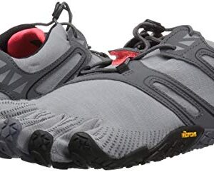 Vibram Women's V Trail Runner, Grey/Black/Orange, 6-6.5