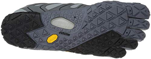 Vibram Women's V Trail Runner, Grey/Black/Orange, 6-6.5