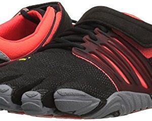 Vibram Women's V-Train Cross-Trainer Shoe, Black/Coral/Grey, 36 EU/6 M US