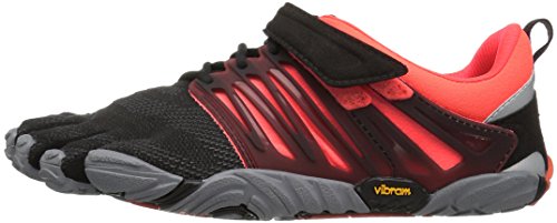 Vibram Women's V-Train Cross-Trainer Shoe, Black/Coral/Grey, 36 EU/6 M US